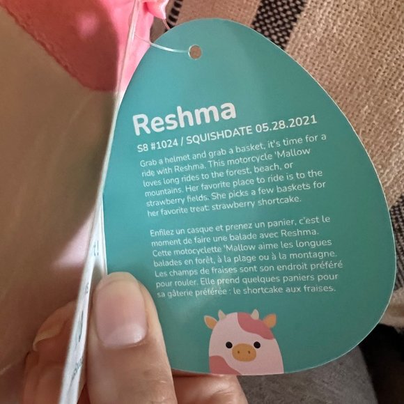 Squishmallows | Toys | Nwt Reshma The Cow Boxlunch Exclusive ...